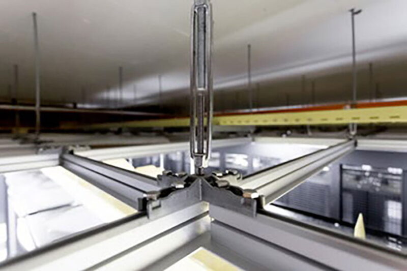 Structural Ceilings | Bergvik Iso Flex-Grid Dual Purpose Ceiling