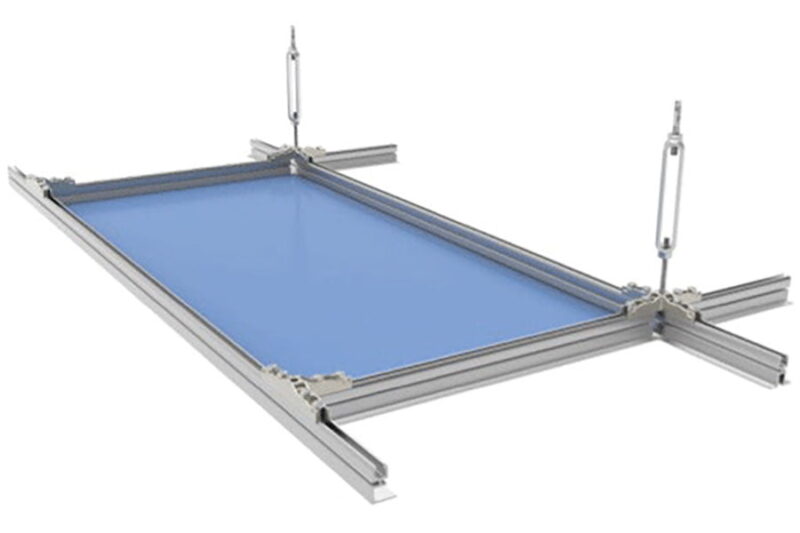 Structural Ceilings | Bergvik Iso Flex-Grid Dual Purpose Ceiling