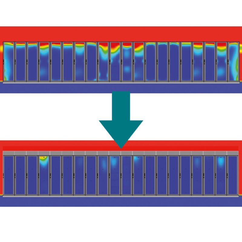 AisleLok Modular Containment - Rack Top Baffles - EDP Europe