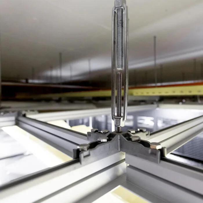 Bergvik Iso Flex-Grid | Suspended Structural Ceiling - EDP Europe