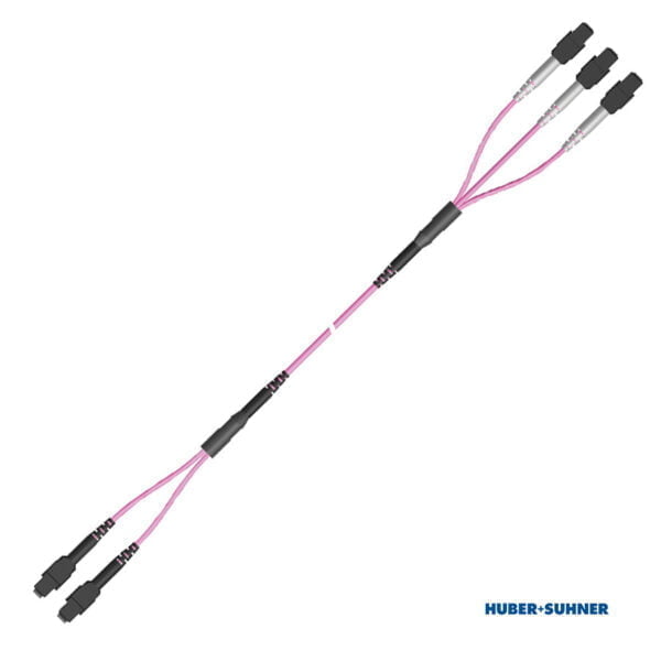 H+S MTP Conversion Harness 2 x Base-12 - 3 x Base-8 OS2 OM4 - EDP Europe