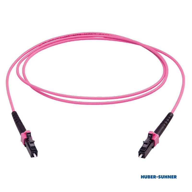 H+S Multi-Mode LC Classic Simplex Fibre Patch Leads OM4 - EDP Europe