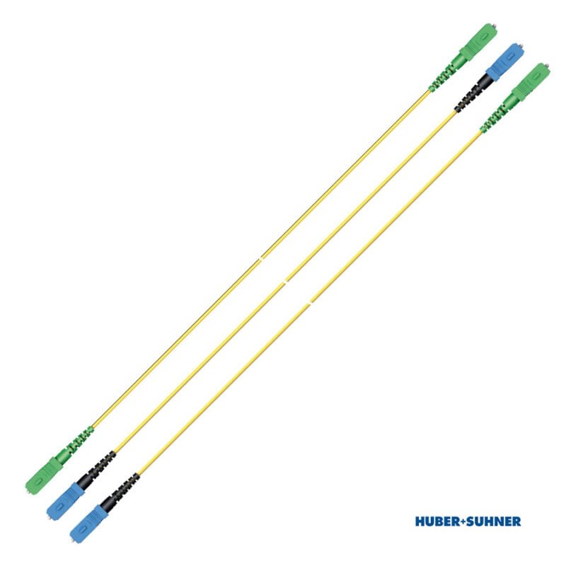 H+S Single Mode SC Push-Pull Simplex Fibre Patch Cord APC UPC APC/UPC ...