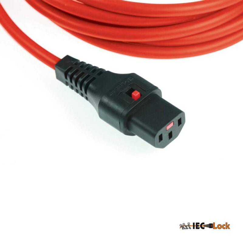 Locking IEC C13 Power Leads - EDP Europe