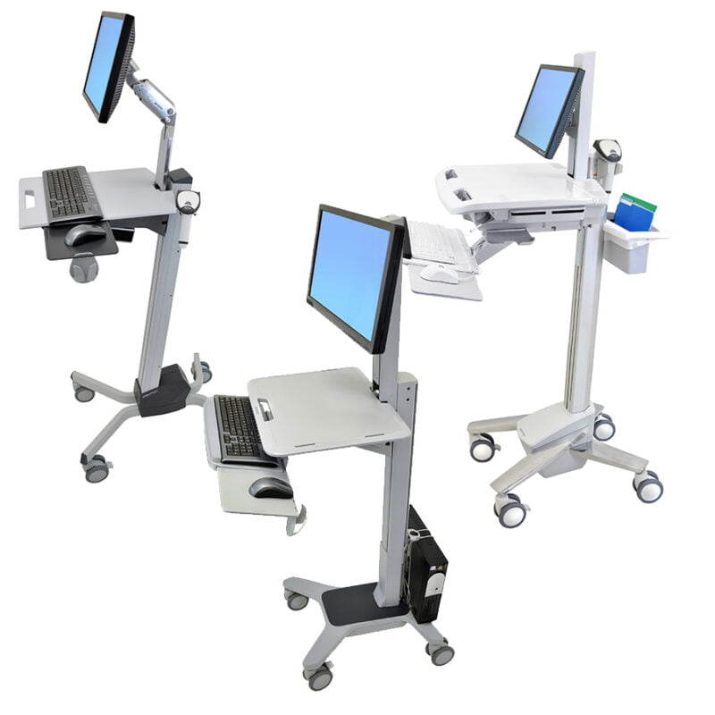 Mobile WorkSpace Computer Crash Cart - EDP Europe