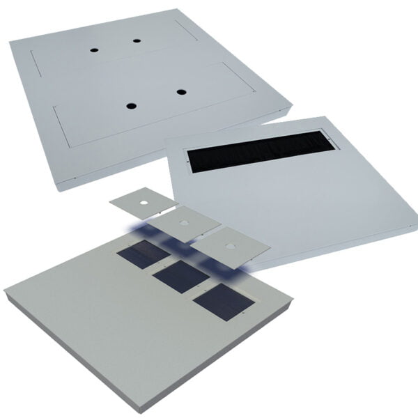 Data Centre Floor Tile with 3 Cable Openings - EDP Europe