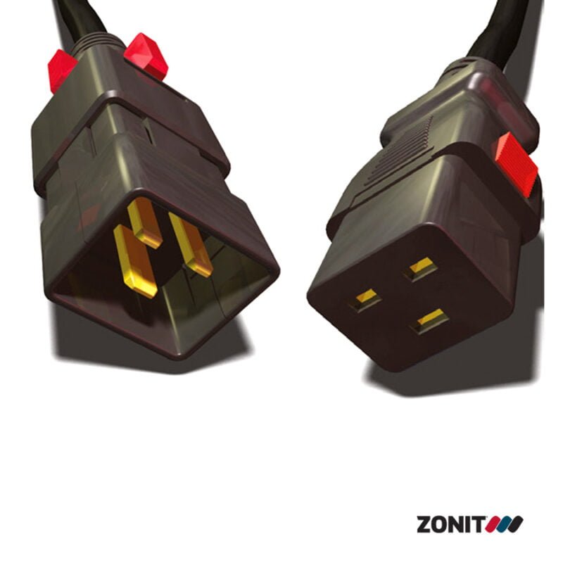 Zonit zLock Locking Power Cable with Locking IEC Connectors - EDP Europe